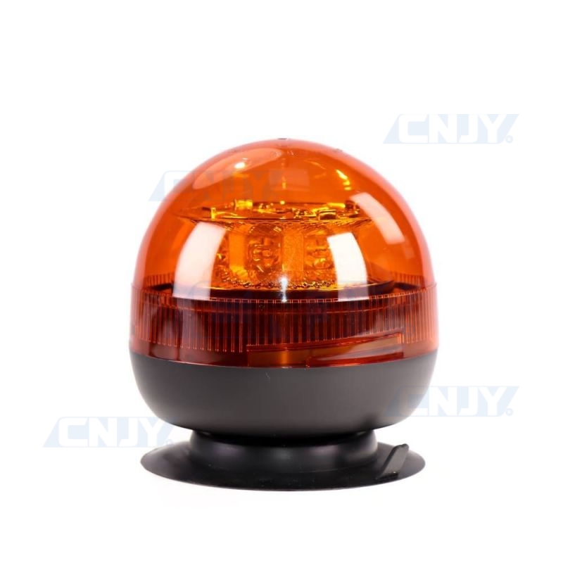 Gyrophare magnétique à led 24W orange avec alimentation par fiche ...